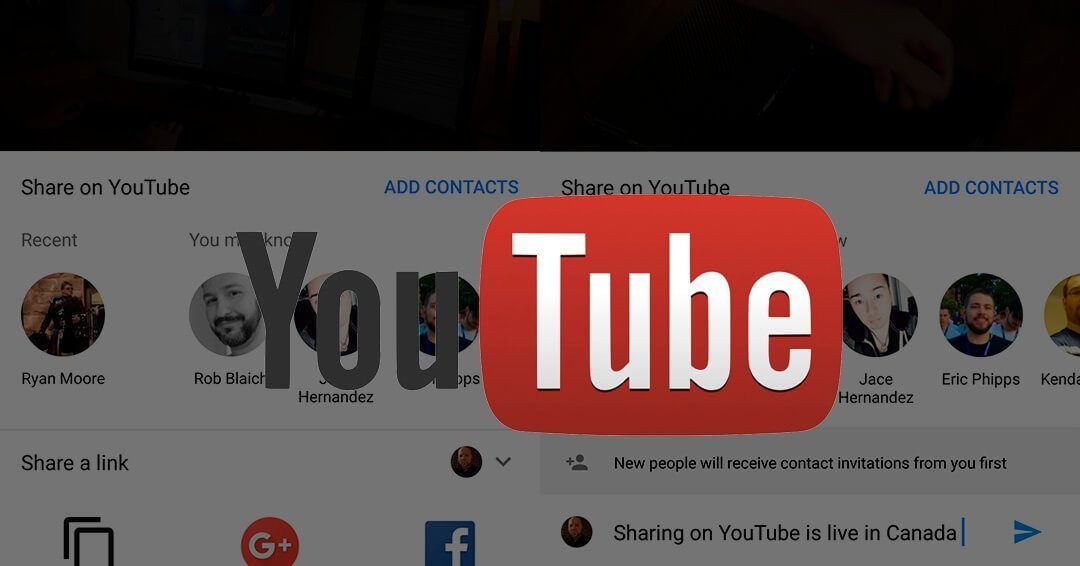 New YouTube sharing feature is live in Canada but its invite only ...