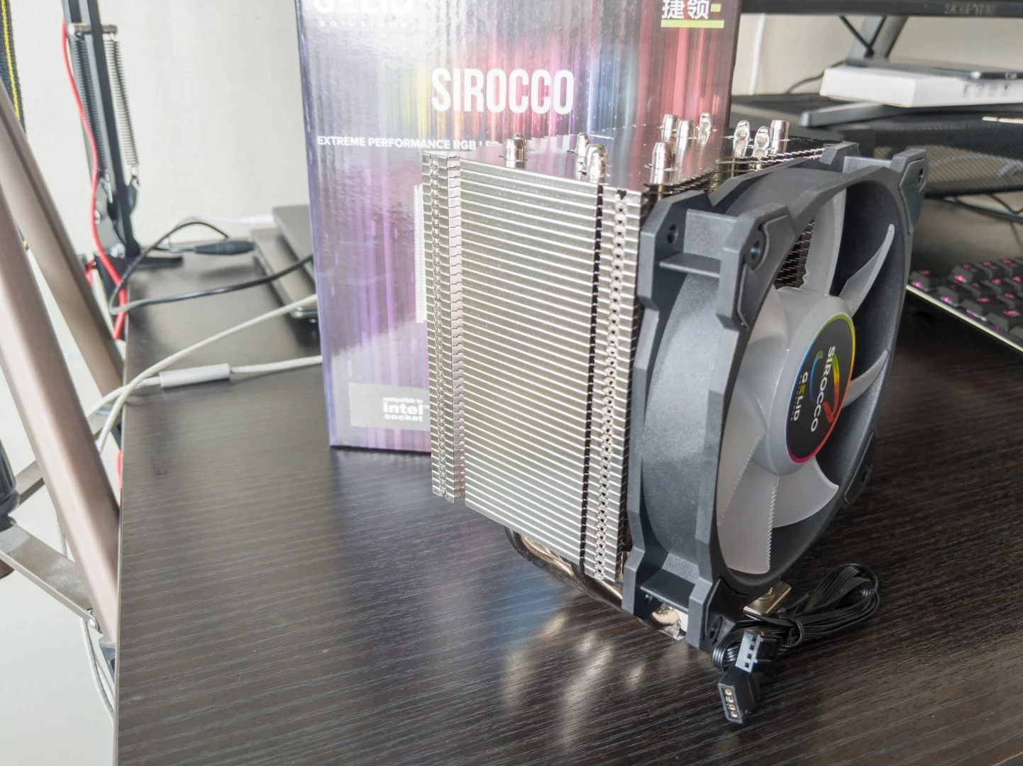 1 x CPU Cooler GELID Sirocco keeps its cool factor!