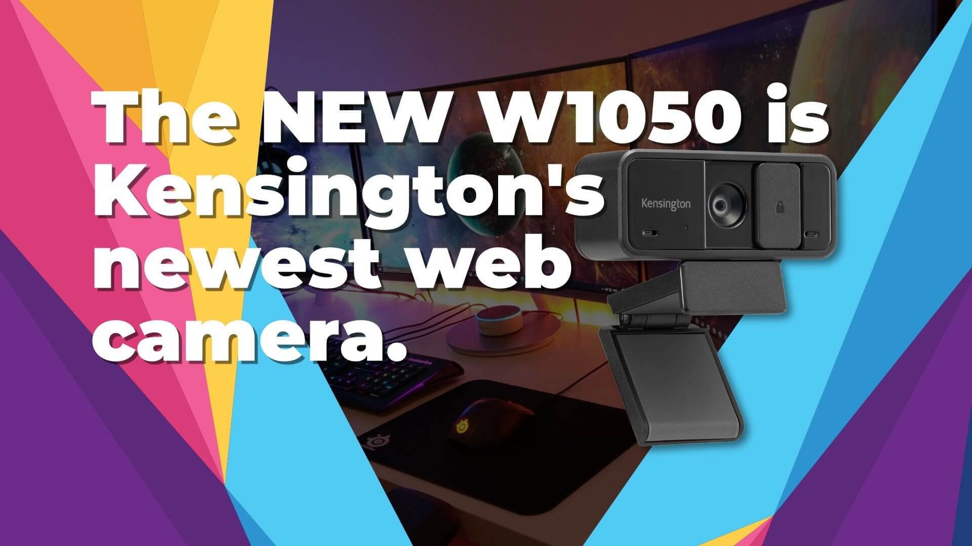 Kensington W1050 1080P Webcam Deliver High-Quality Video Experience